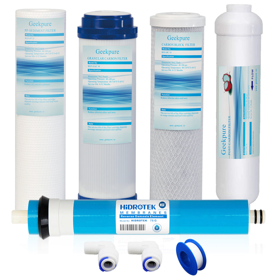 Replacement Filter Cartridges for RO System – Geekpure Water Group